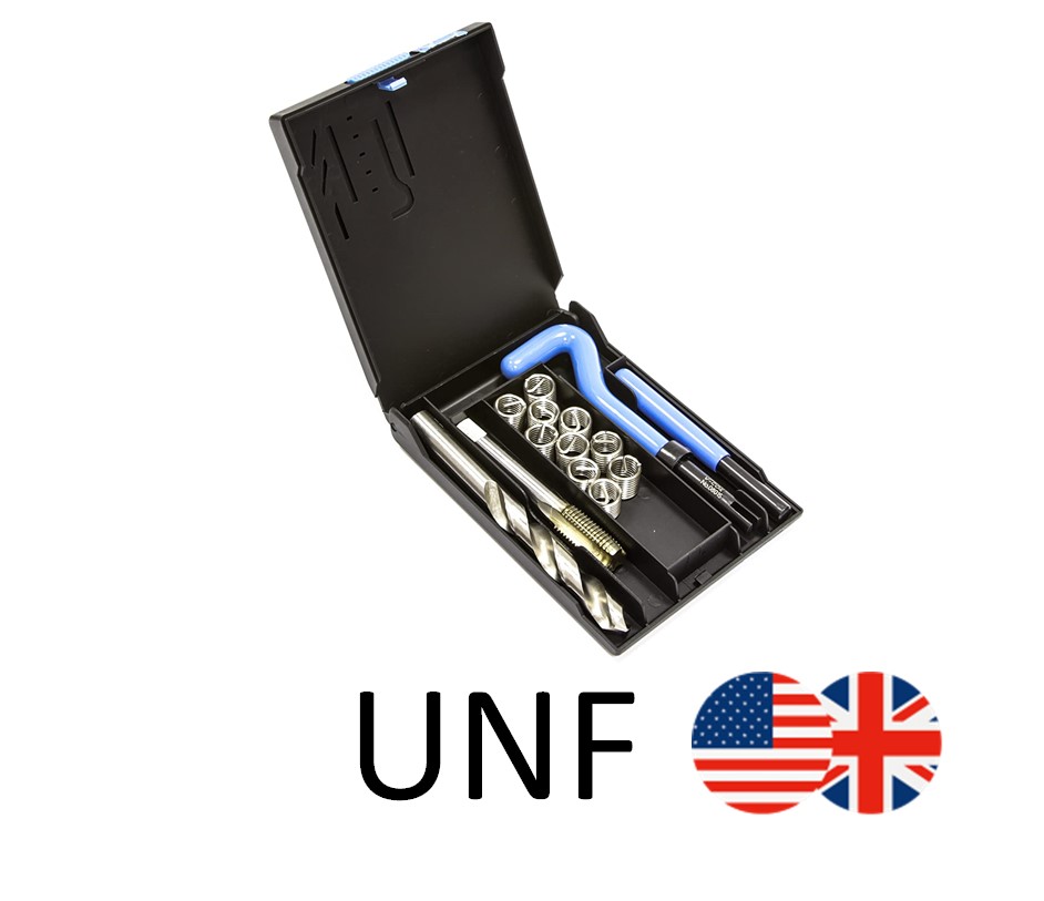 Kit de réparation de filetage en pouce | UNF pas fin | Helicoïl avec insert